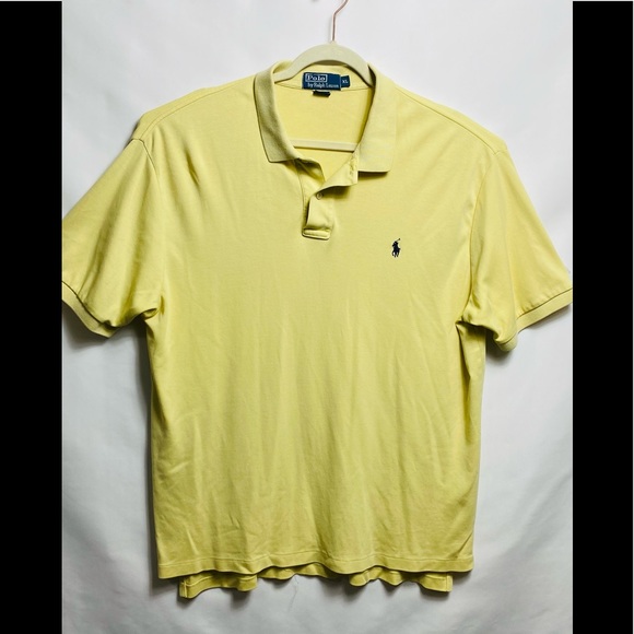 Ralph Lauren | Shirts | Polo Ralph Lauren Mens Polo Shirt Sz Xl Yellow ...